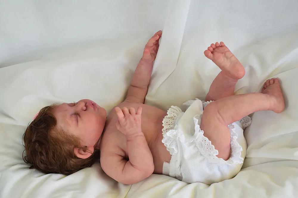 Angel silicone reborn doll by Montserrat Cuadra | Reborns Monse