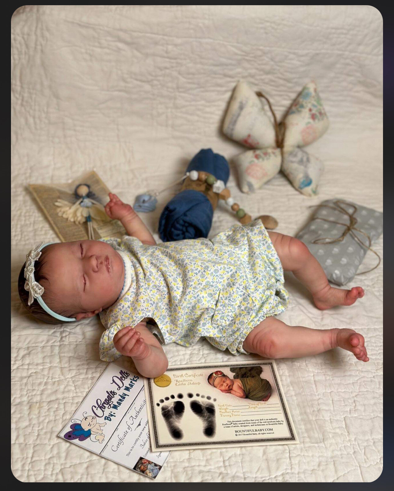 Laila by Mandy Marks from Chrysalis Dolls on Reborns