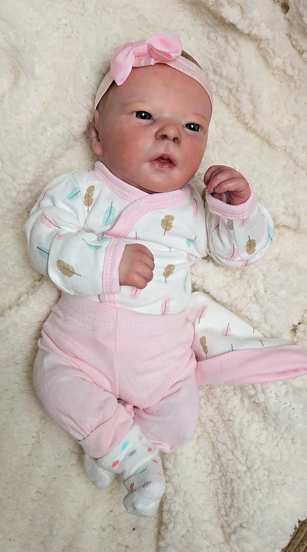 Darren Awake reborn doll by Rebekah Wheeler | Bekah's Babyfever Reborns