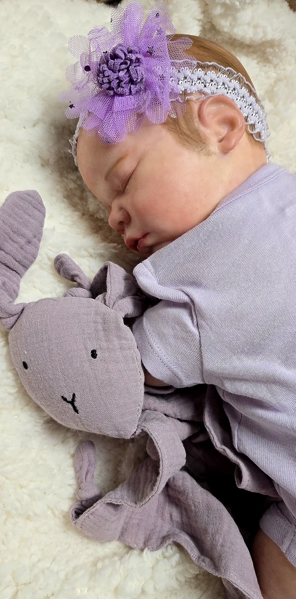 Lavender Asleep Reborn Baby Doll by Rebekah Wheeler | Bekah's Babyfever ...