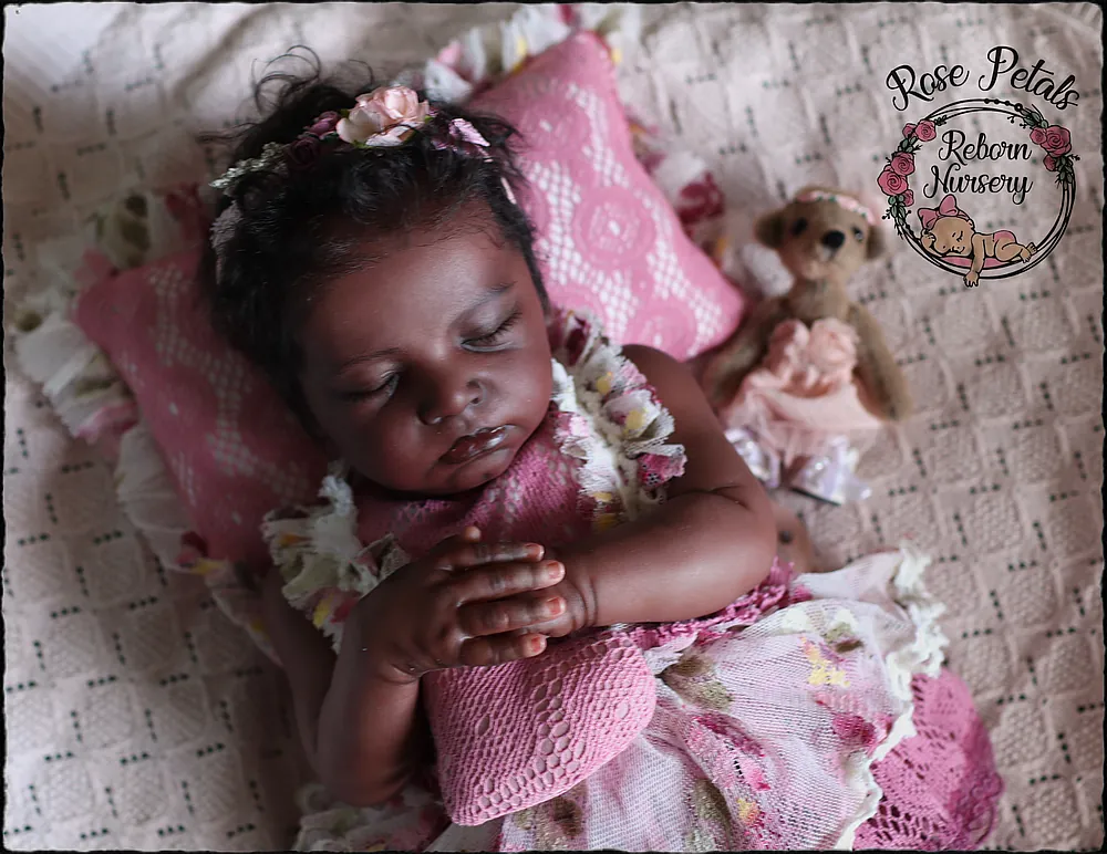 Manuela reborn doll for sale by Narelle Adams | Rose Petals Reborn Nursery