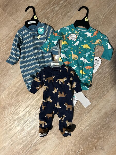Boys preemie pajamas by Carters and Wonder Nation from Tasha’s Tiny ...