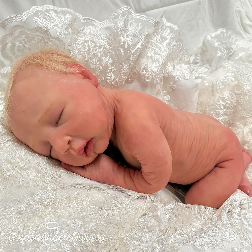 Love silicone reborn doll for sale by Kelly Denée | Golden Angels Nursery