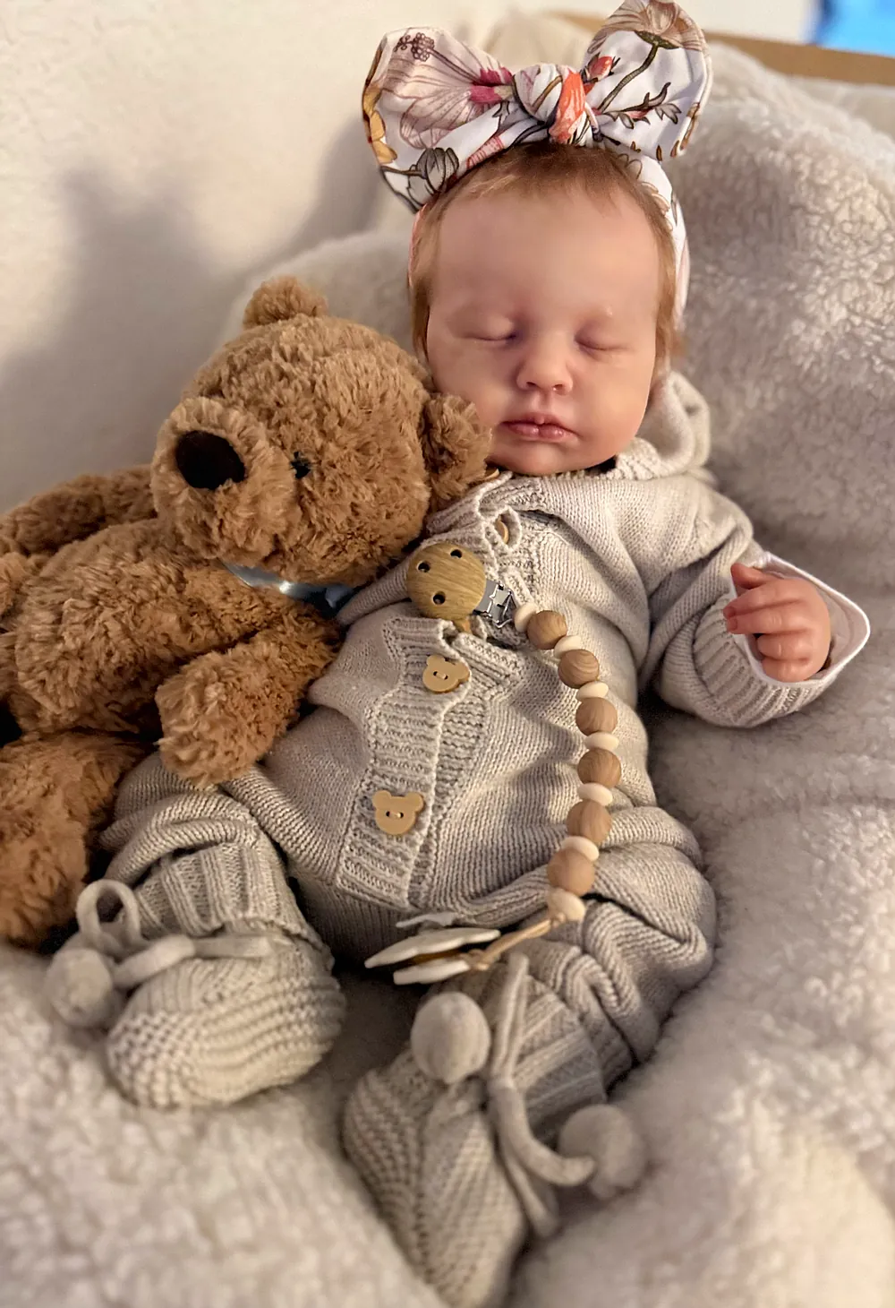 Lou Lou pre-owned reborn doll by Laura Reborn Gonzales | Vicki Negri