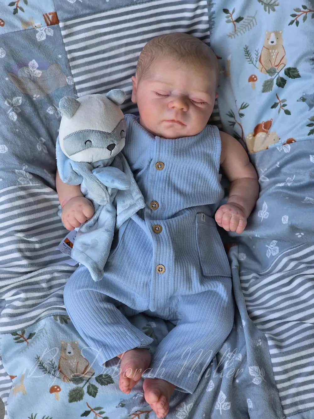 Michael reborn doll by Deborah Miller | Always Precious and Tiny reborns