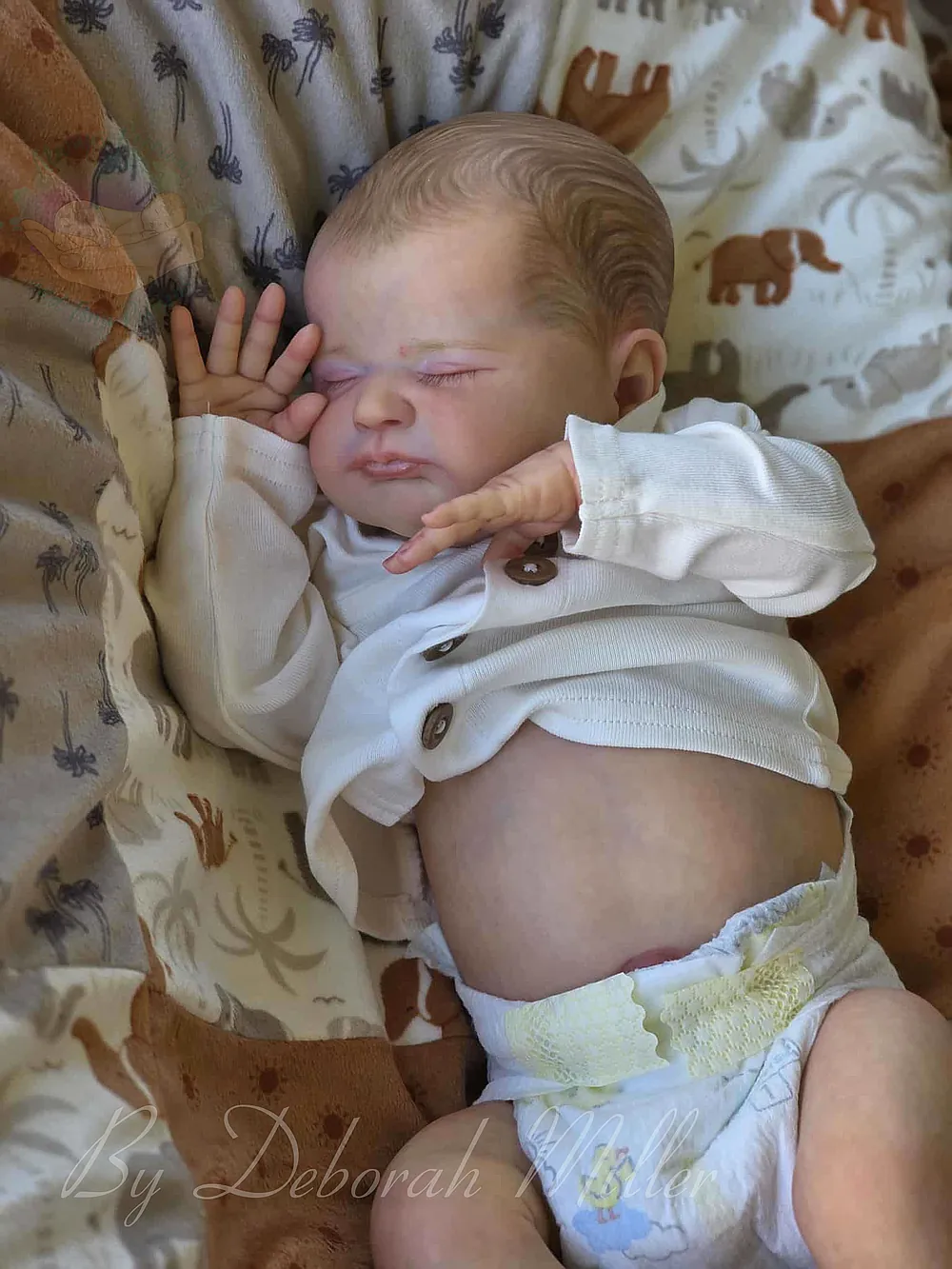 Max reborn doll by Deborah Miller | Always Precious and Tiny reborns