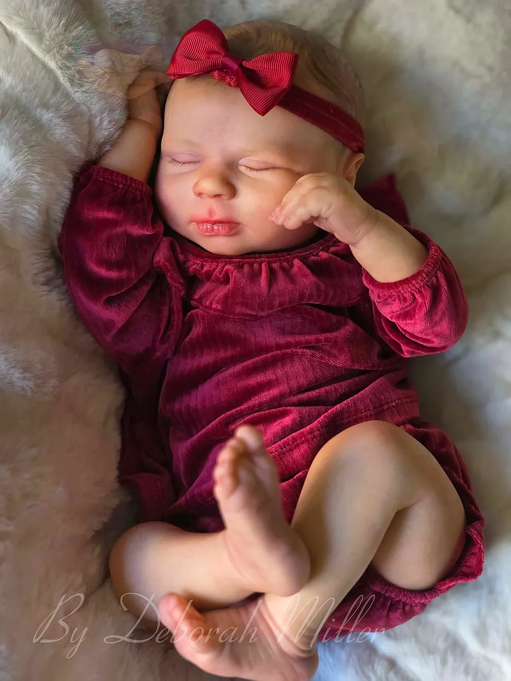 Charlie reborn doll by Deborah Miller | Always Precious and Tiny reborns