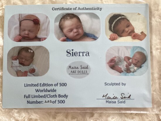 Sierra by from A Twinkle From Heaven on Reborns