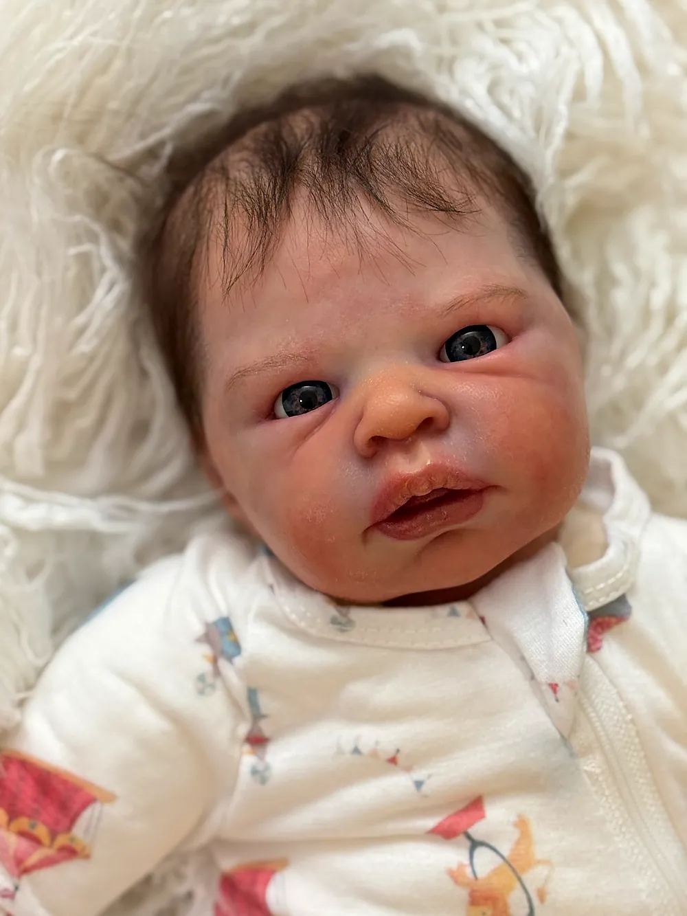 Jamie pre-owned reborn doll by Marinez Reborns | Peaceful Poppies Art Dolls