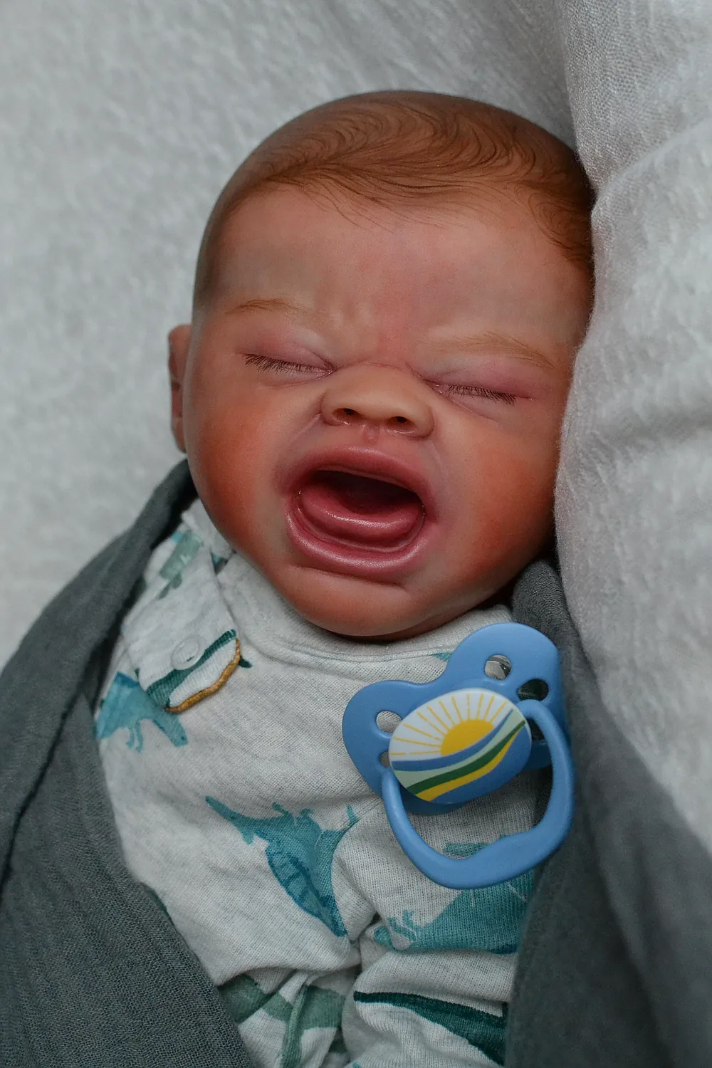 Quinton cuddle reborn doll by Rachel Laflamme | Picket Fence Babies