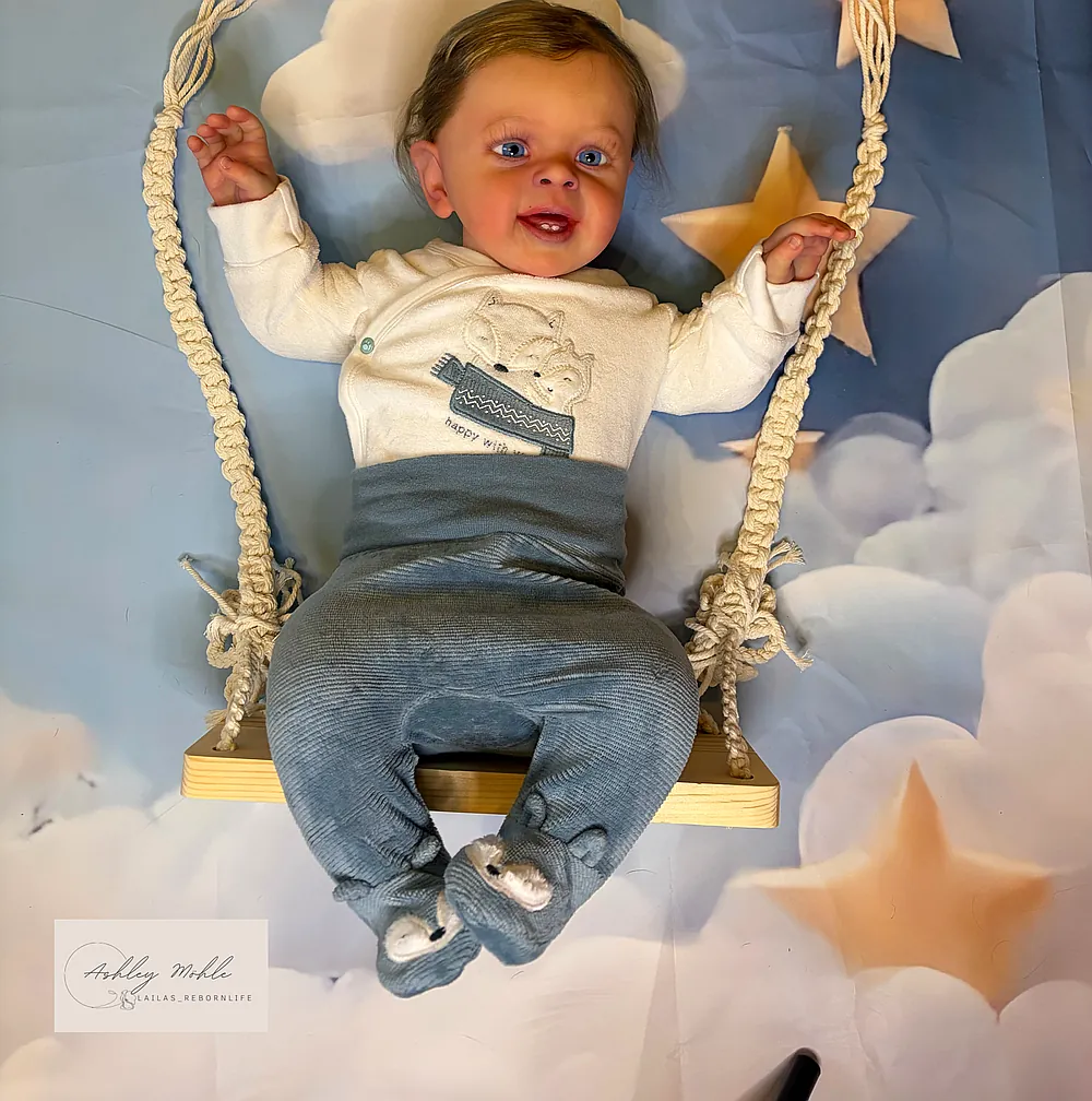 Yannik Pre-owned Reborn Baby Doll by Bianca Miranda | Lailasnursery