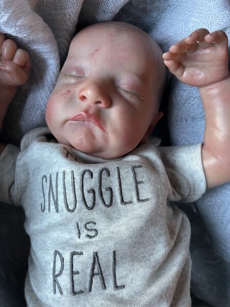 Levi pre-owned reborn doll by Heather Norris | Heather's Hope Chest