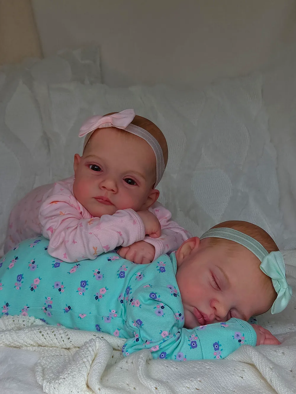 Lily and Irys by Melissa O'Neill from Hand Crafted Babies on Reborns