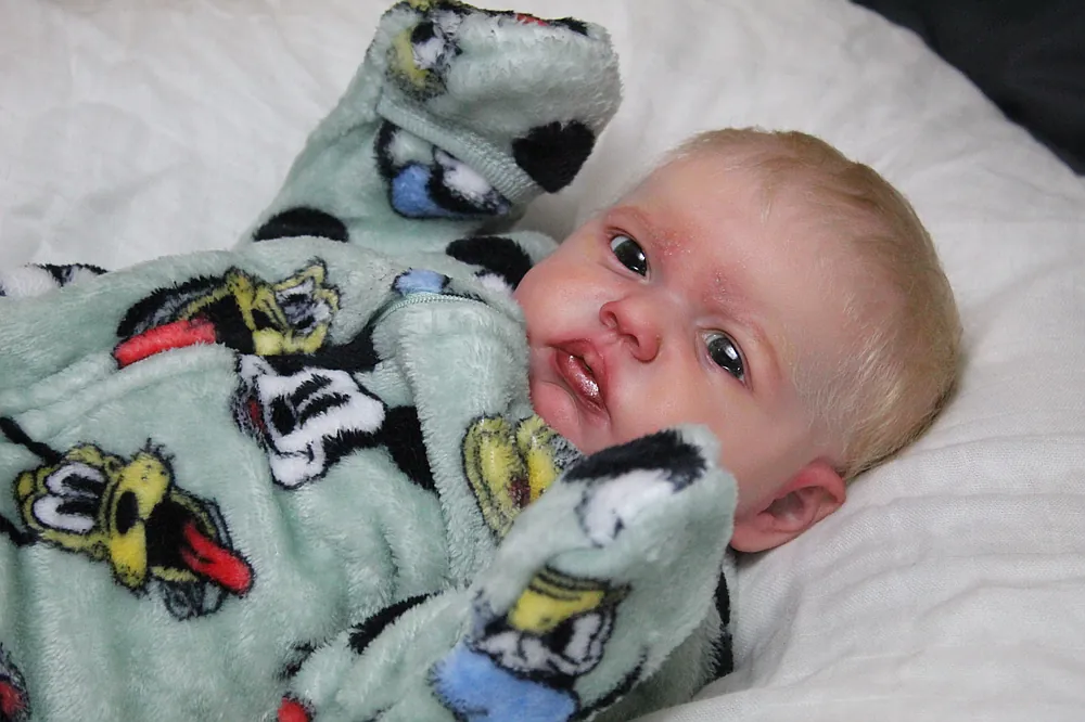 Juno pre-owned reborn doll by Cassandra Anderson | Denise Needens
