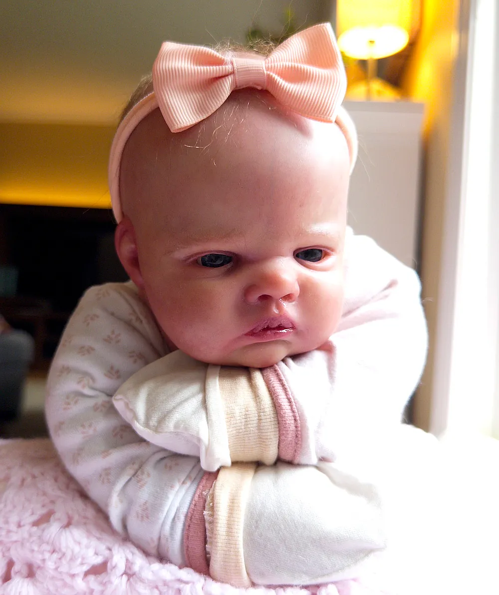 Rylee Awake cuddle reborn doll by Kathryn Sm | Maple Leaf Reborns