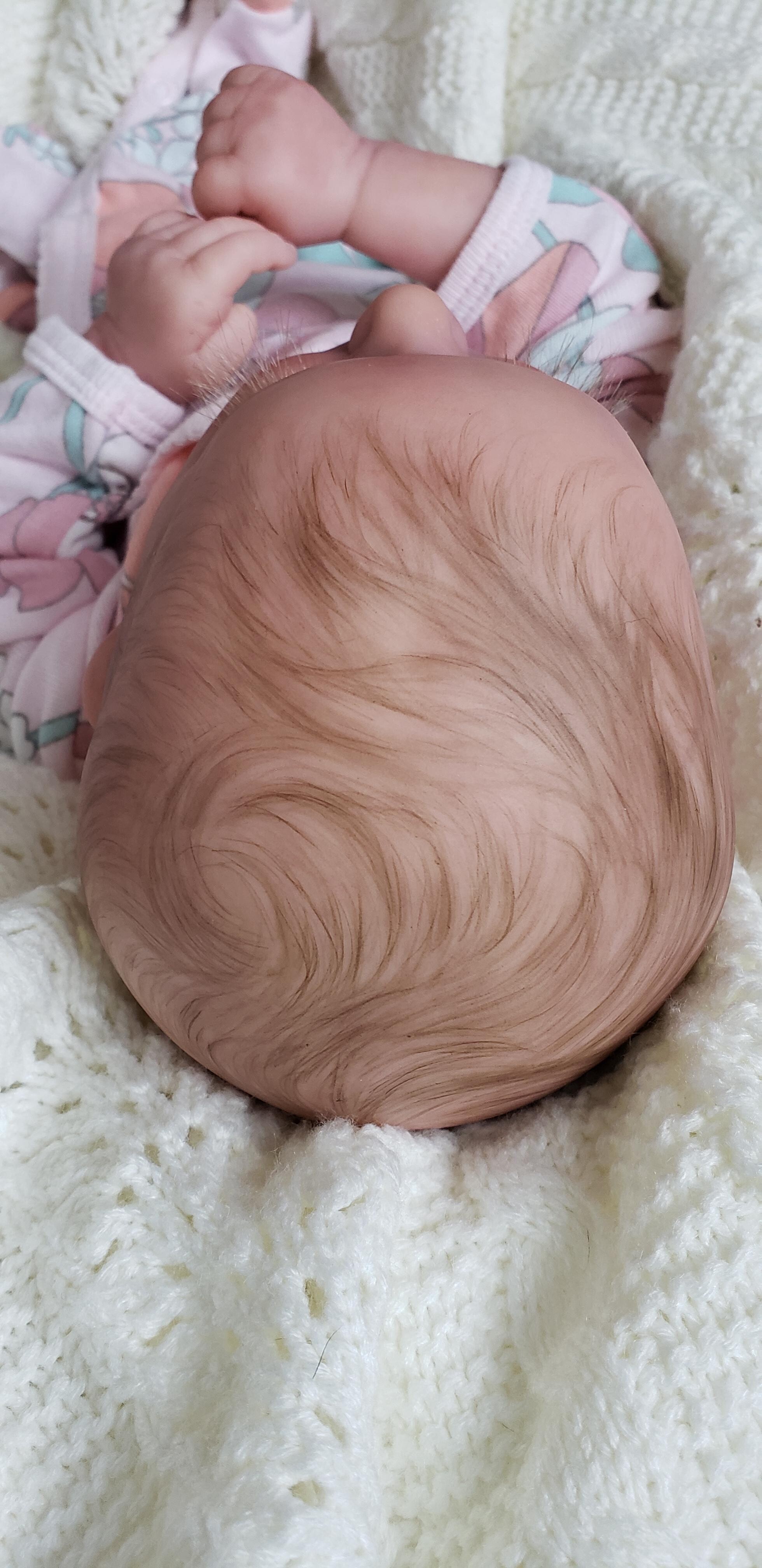 Aria Asleep reborn doll by Donna Rich | Aunt Daisy's Nursery