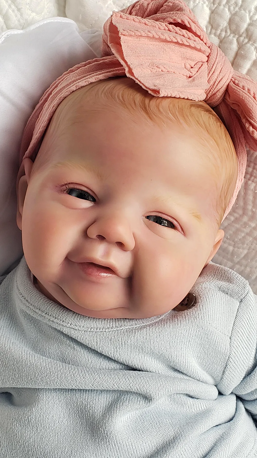 Georgie reborn doll by Donna Rich | Aunt Daisy's Nursery