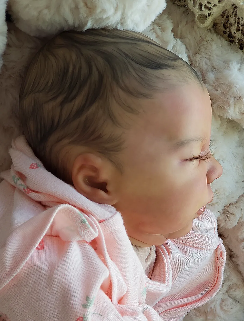 Felicity Asleep Reborn Baby Doll by Donna Rich | Aunt Daisy's Nursery