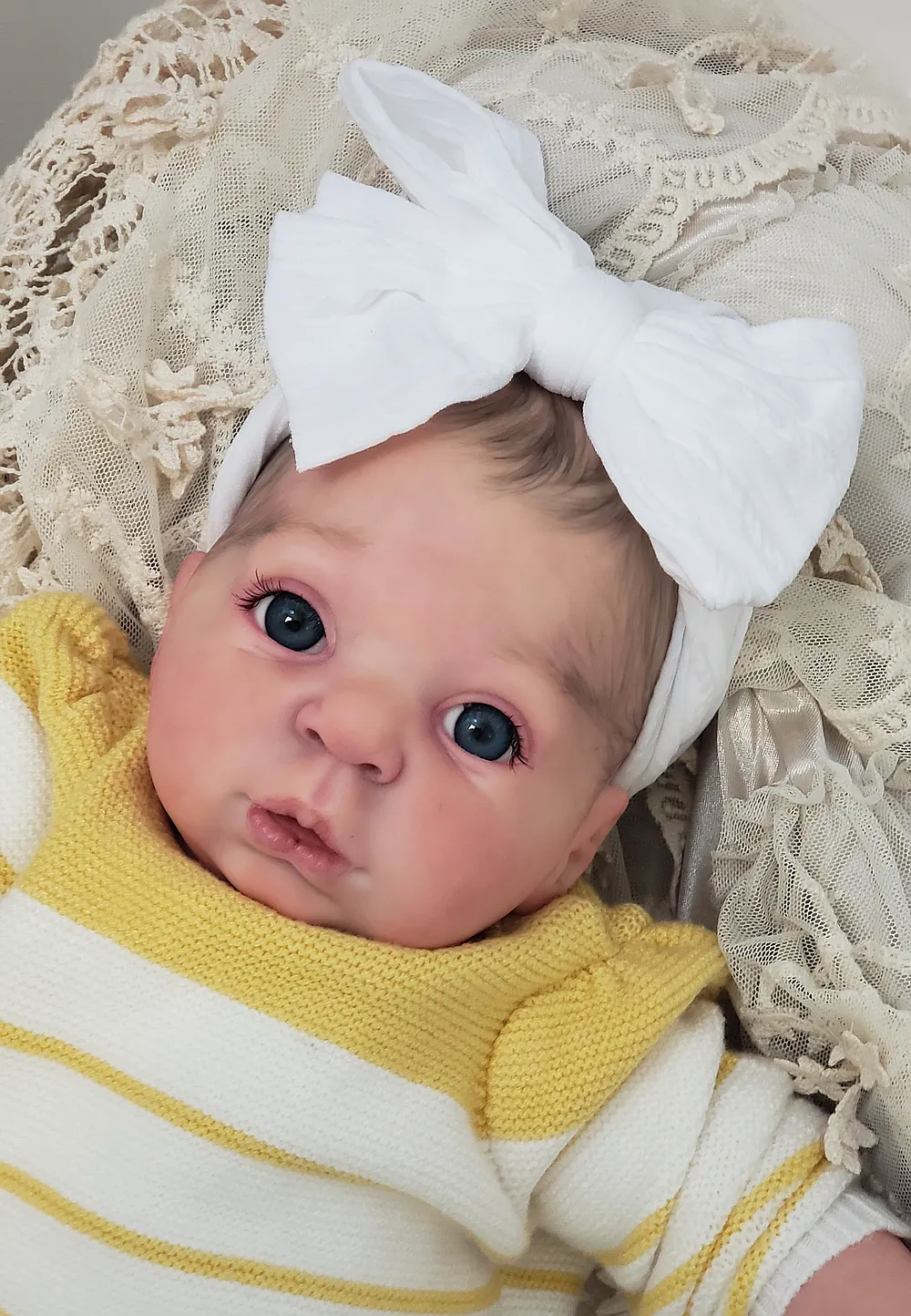 Willow Flower reborn doll by Donna Rich | Aunt Daisy's Nursery