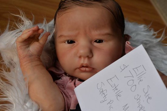baby Ellie Sue by Estelle Moore of Estelle's Babies - reborns.com