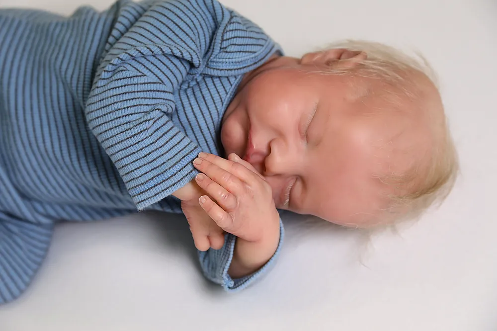 Levi reborn doll by Monica Robbins | Buttons & Bows
