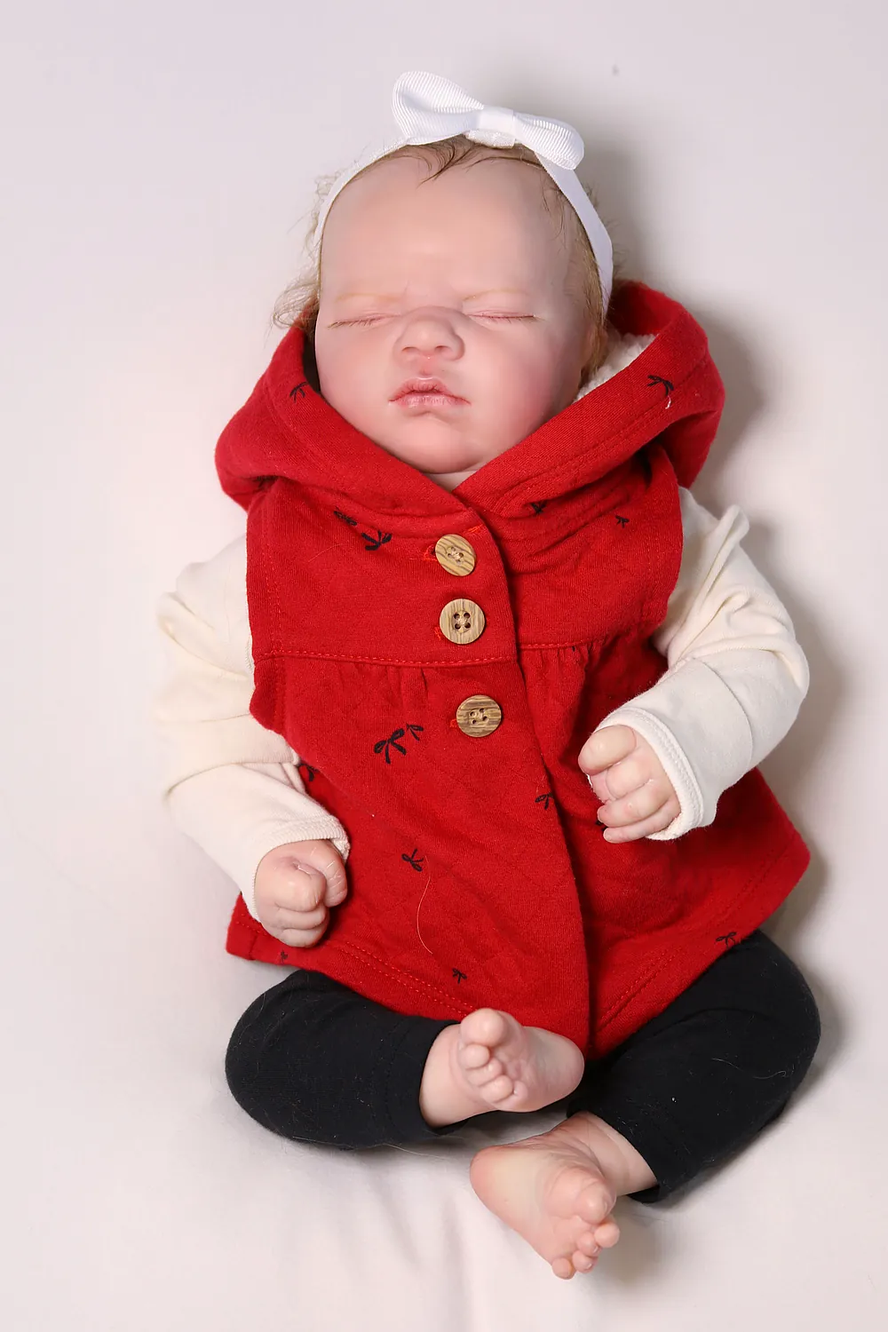Lavender reborn doll by Monica Robbins | Buttons & Bows