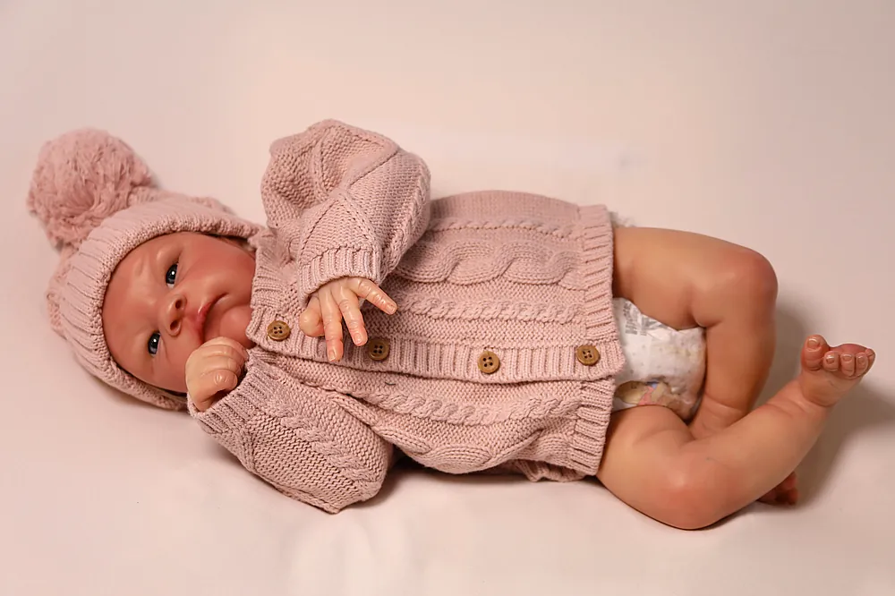Adalyn Reborn Baby Doll by Monica Robbins | Buttons & Bows