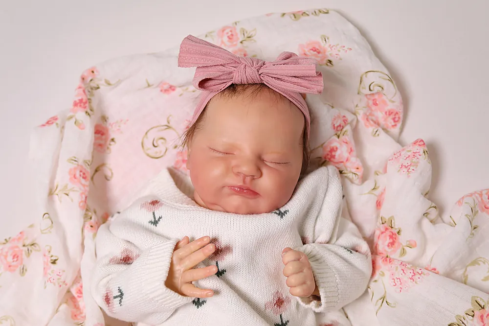 Quinlyn Reborn Baby Doll by Monica Robbins | Buttons & Bows