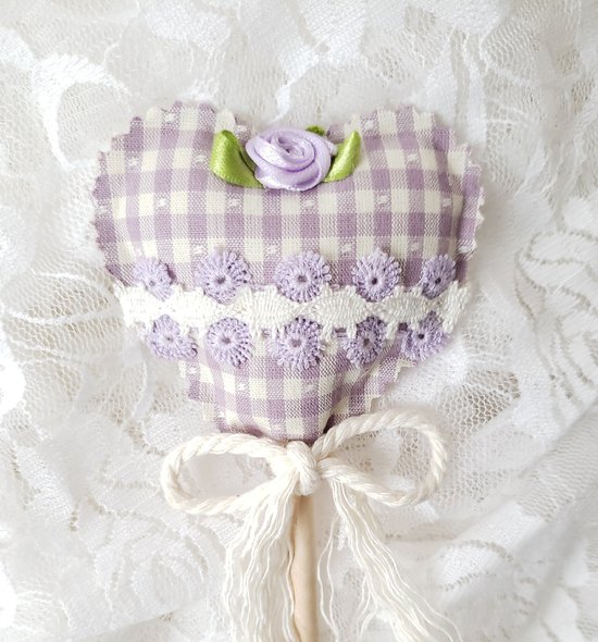 Heart Rattle Purple Rose by Taunya Castillo from Put A Bonnet On It ...