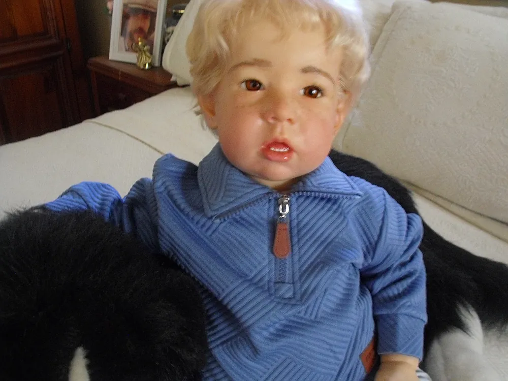 Liam reborn doll by Linda Tumminelli | Rock a Bye Your Baby Reborn Nursery