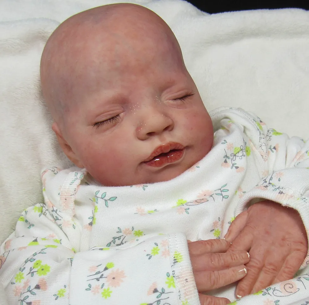 Emmett Asleep silicone reborn doll by Angie Erickson | Buckingham ...