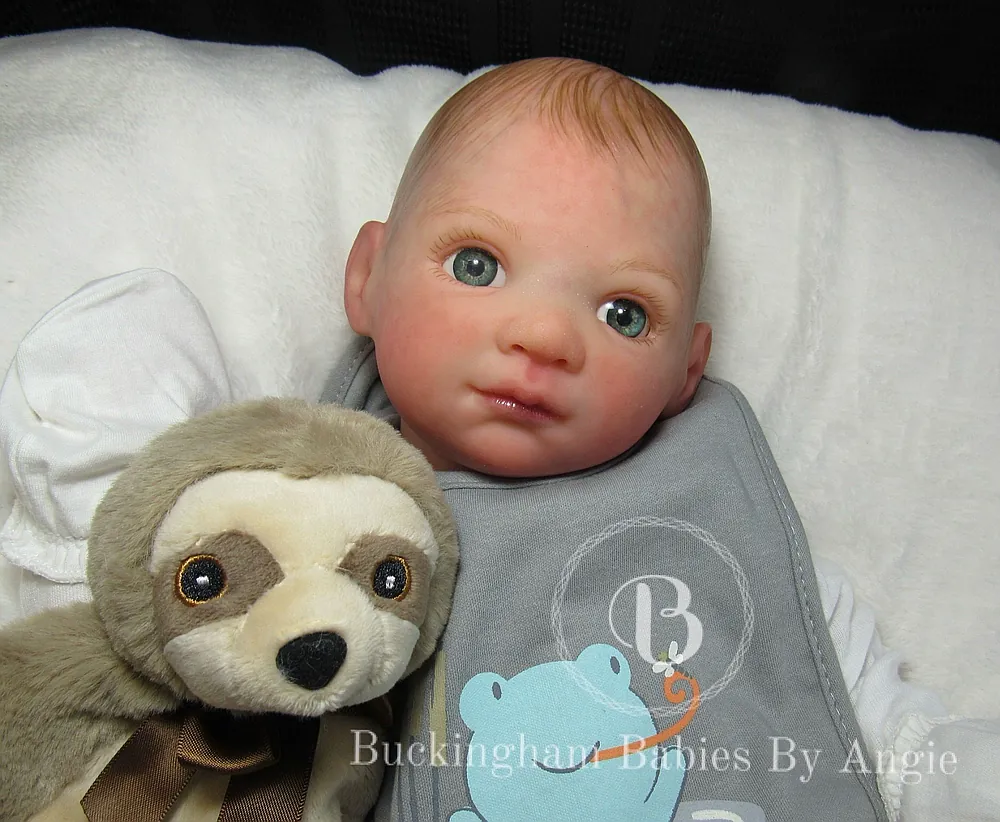 Lilac cuddle reborn doll by Angie Erickson | Buckingham Babies by Angie