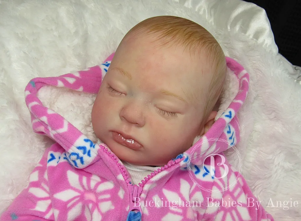Gemma cuddle reborn doll by Angie Erickson | BUCKINGHAM BABIES BY ANGIE