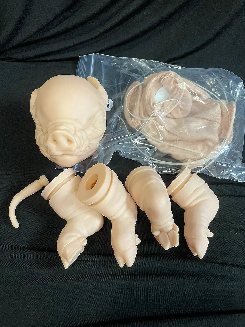 Unpainted Petal Pig by Stephanie Barfield from Pixie Reborn Nursery on ...