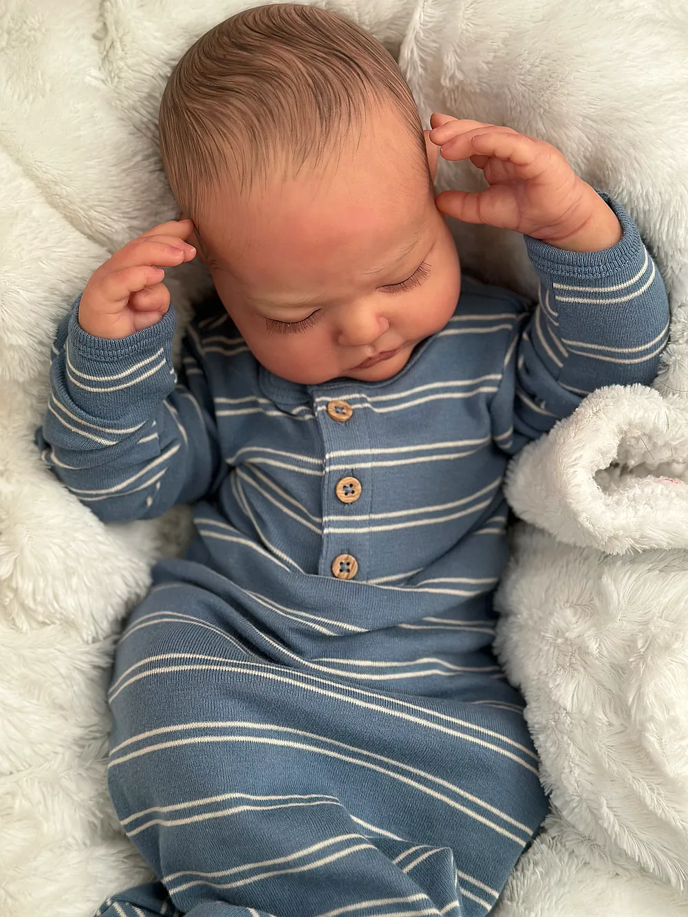 Tessa Asleep reborn doll by Jennifer Landeros | Rainbow Baby Reborns